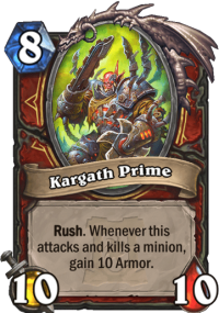 Kargath Bladefist - Hearthstone Top Decks