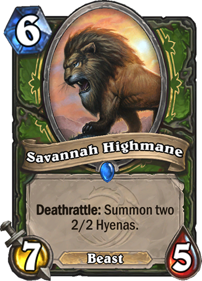Savannah Highmane Core Set 2024 - Hearthstone Top Decks