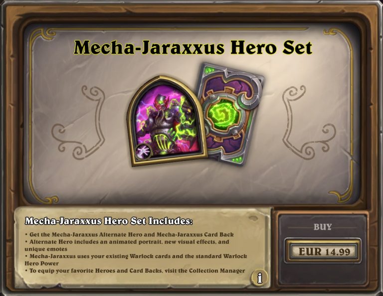 Shop Update: Mecha-Jaraxxus Hero Set Available For $14.99 / €14.99 (No ...