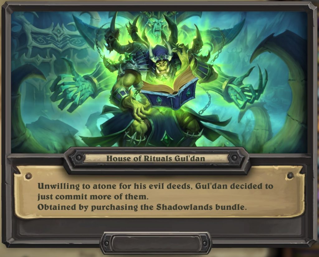 Warlock (Gul’dan) Alternate Heroes - List of Cosmetic Hero Portraits ...