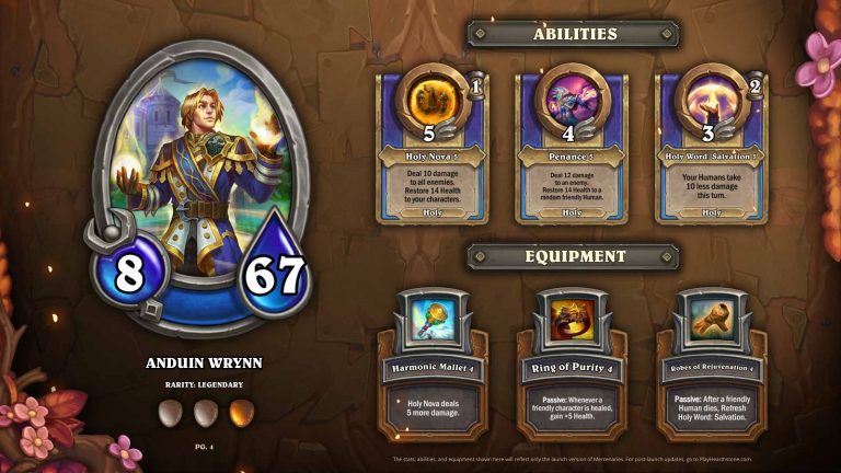 Hearthstone Mercenaries Guide - Full List of Merc Heroes, How To Get ...