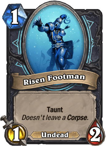 Risen Footman - Hearthstone Top Decks