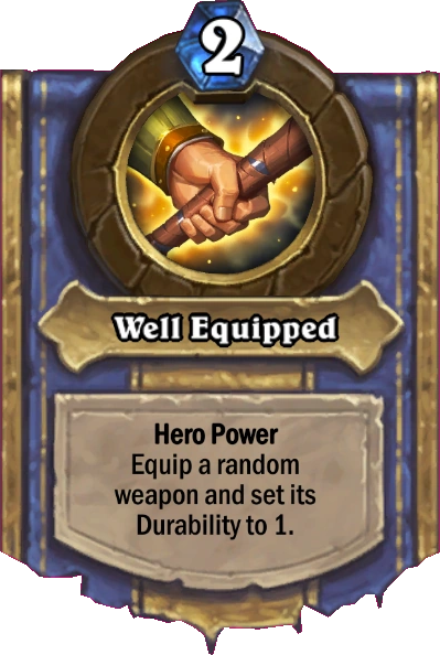 Well Equipped - Hearthstone Top Decks