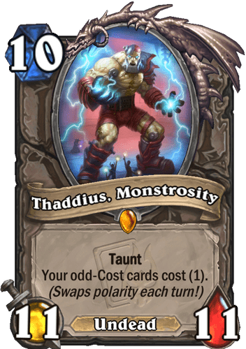 Thaddius, Monstrosity - Hearthstone Top Decks