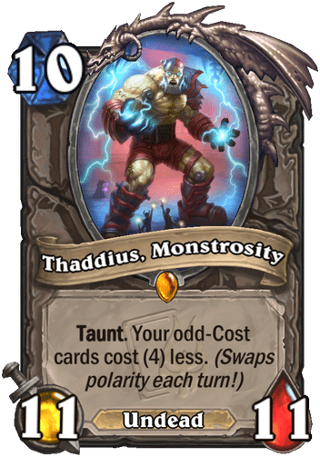 Thaddius, Monstrosity - Hearthstone Top Decks