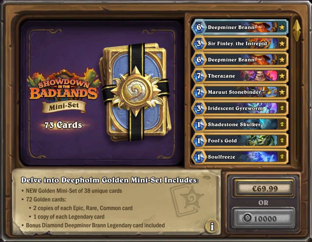 Shop Update: Delve into Deepholm Mini-Set, New & Returning Constructed Skins, Tavern Ticket ...