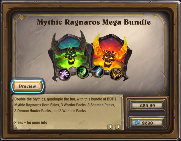 Shop Update: Returning Mythic Ragnaros Skins - Hearthstone Top Decks