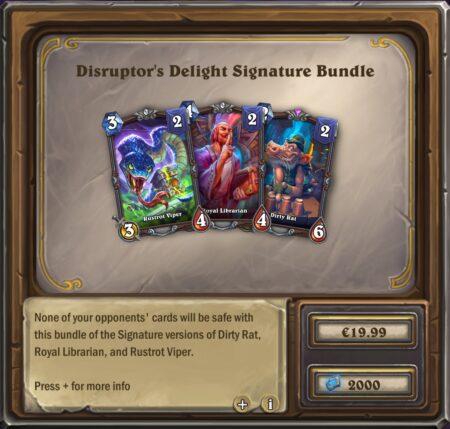 Shop Update: Mini-Set, Darkmoon Faire Treasures, New Skins, Signature ...