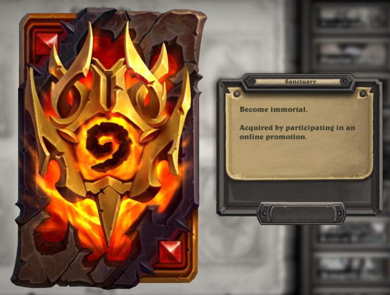 (Live Now) Hearthstone Event in Diablo Immortal, Get Sanctuary Card Back For Participating ...